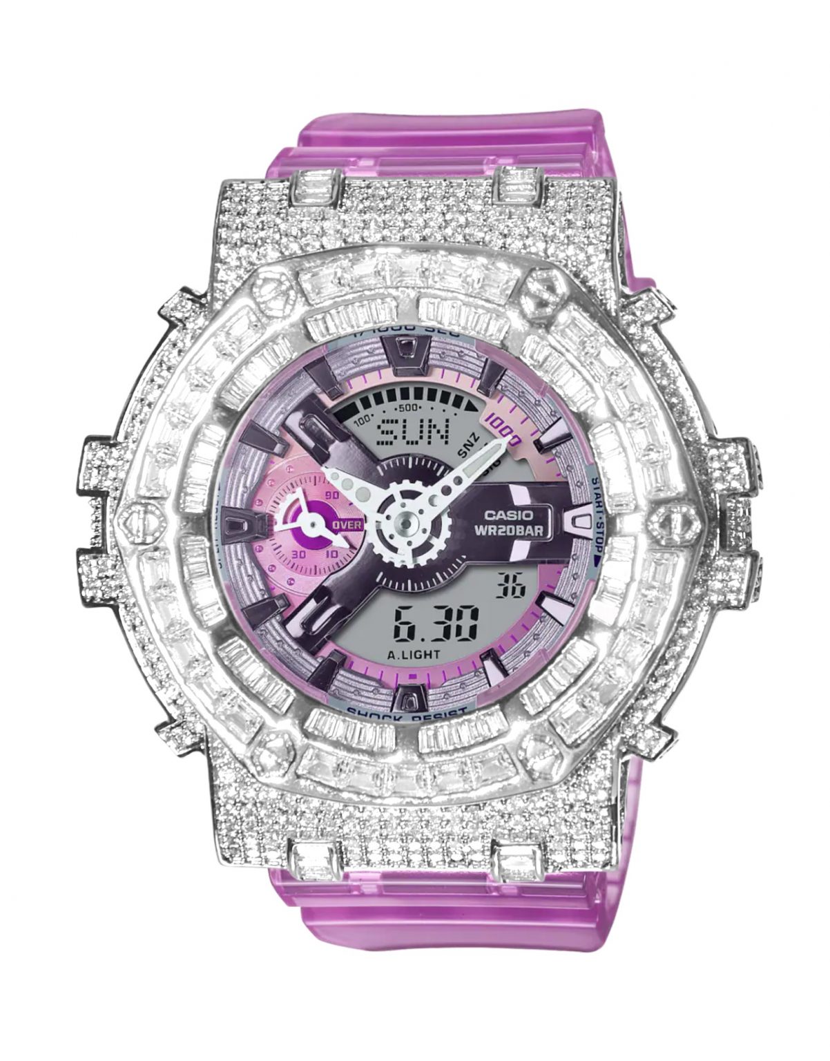 G Shock Mini DGem GMA-S110VW-4ADR - Chrono Collection